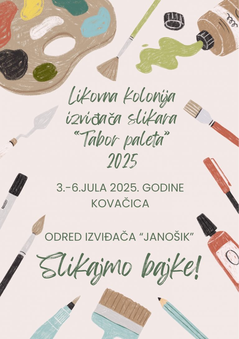Likovna kolonija izviđača slikara "Tabor paleta" 2025